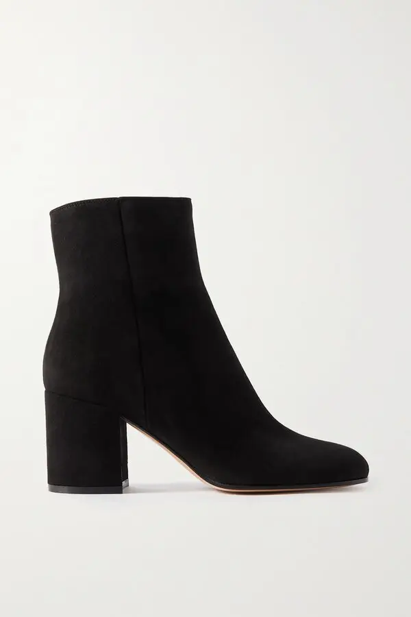 GIANVITO ROSSI Joelle 70 Suede Ankle Boots