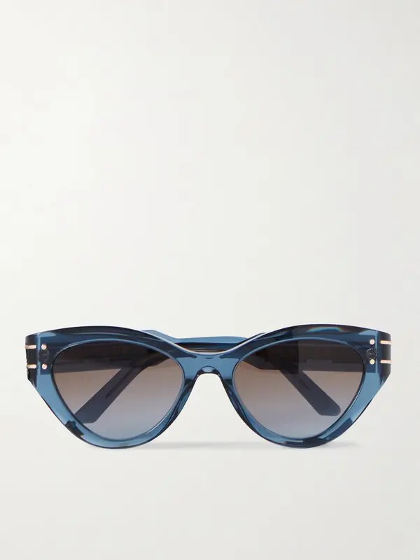 Dior Diorsignature B71 Cat-eye Sunglasses - Blue