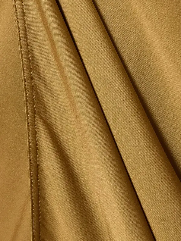 Rick Owens Draped Satin Midi Wrap Dress