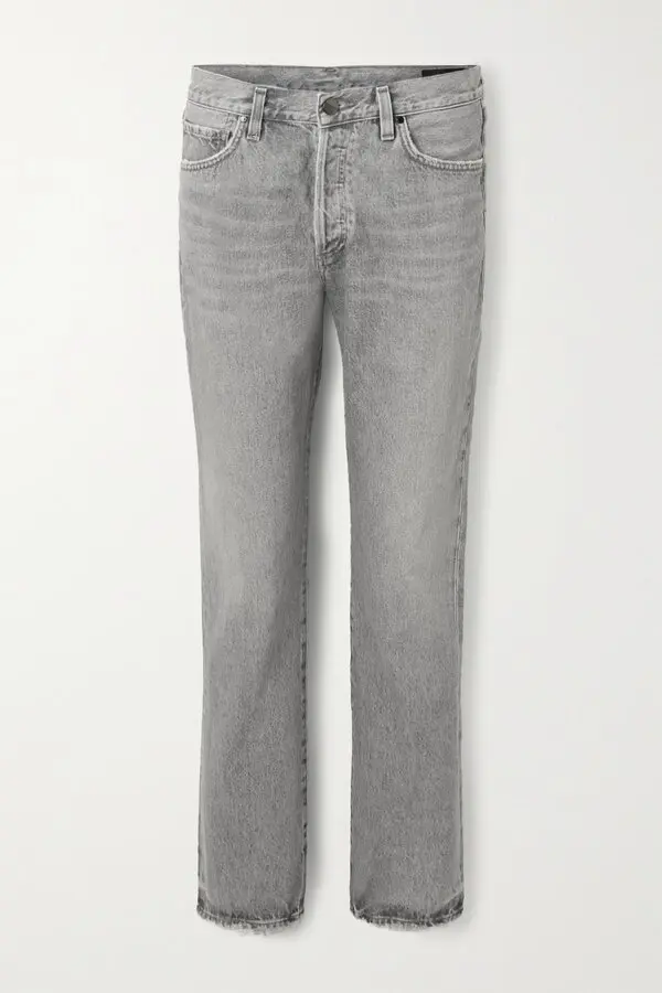 GOLDSIGN The Walcott Distressed Straight-leg Jeans