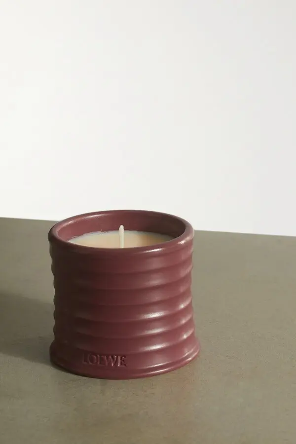 LOEWE PERFUMES Beetroot Small Scented Candle, 170g - Burgundy