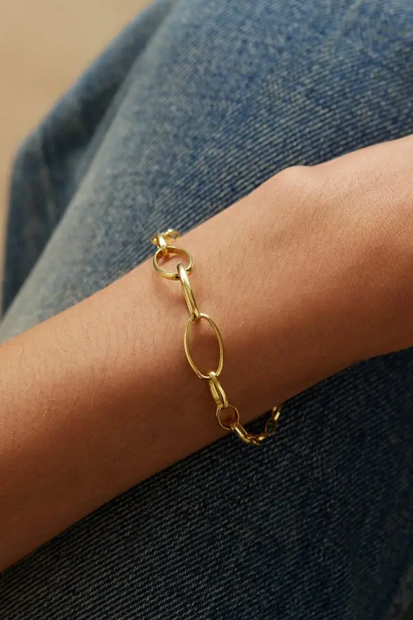 JENNIFER MEYER Edith 18-karat Link Bracelet