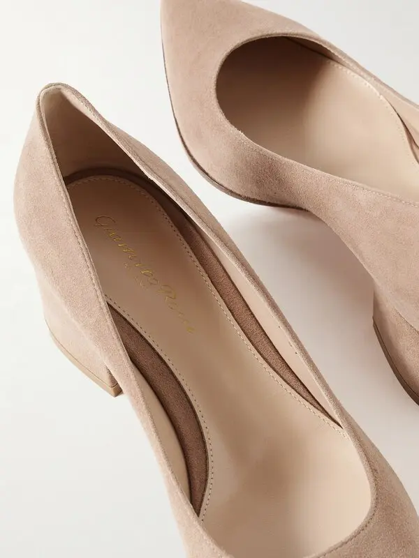 GIANVITO ROSSI Piper 45 Suede Pumps