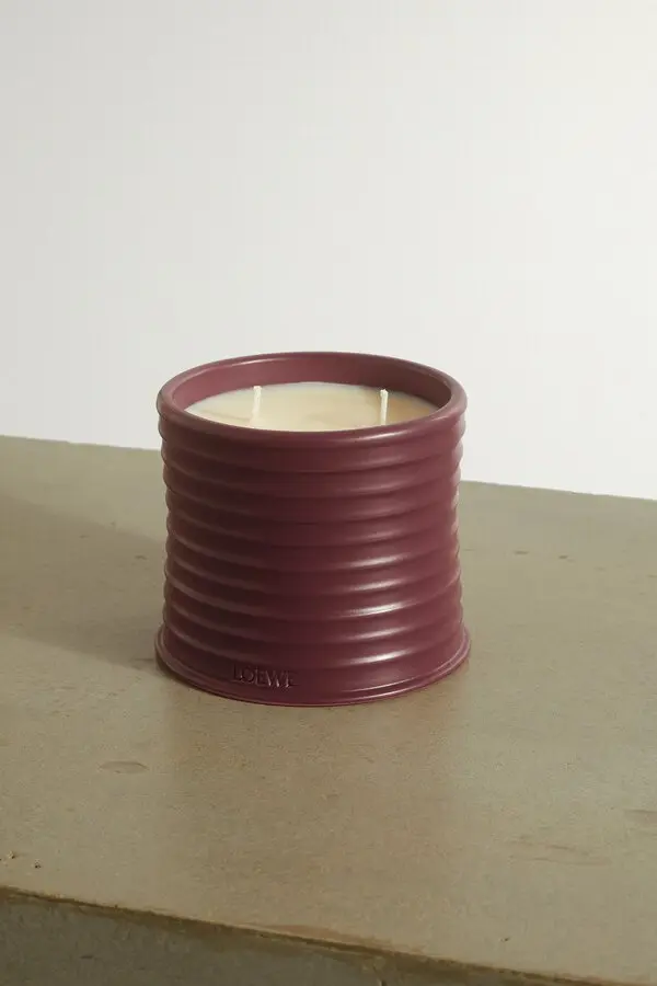 LOEWE PERFUMES Beetroot Medium Scented Candle, 610g - Burgundy