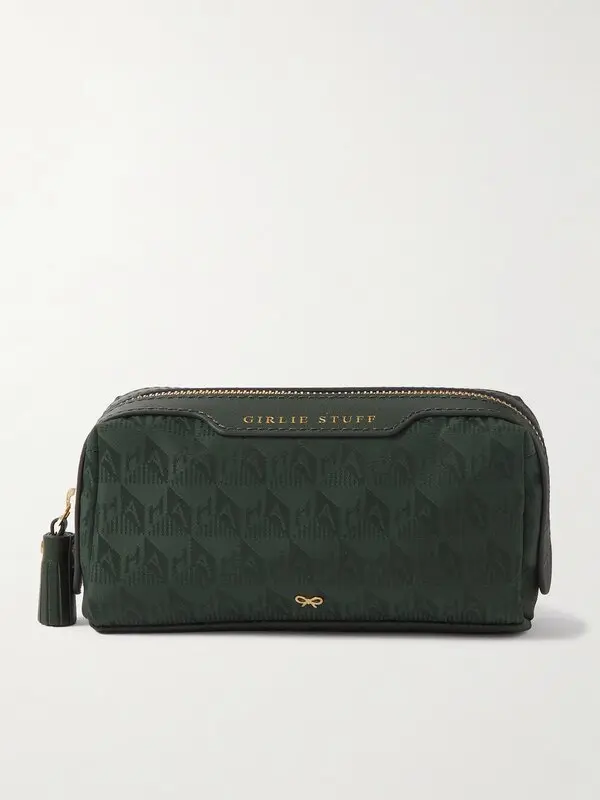 ANYA HINDMARCH Girlie Stuff Cosmetics Case - Green