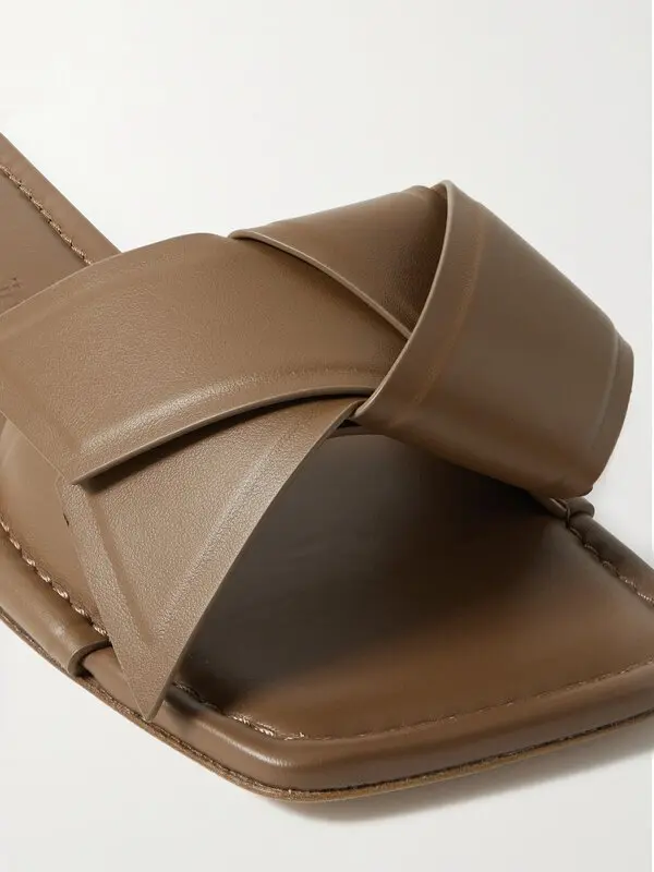 Acne Studios Net Sustain Leather Slides