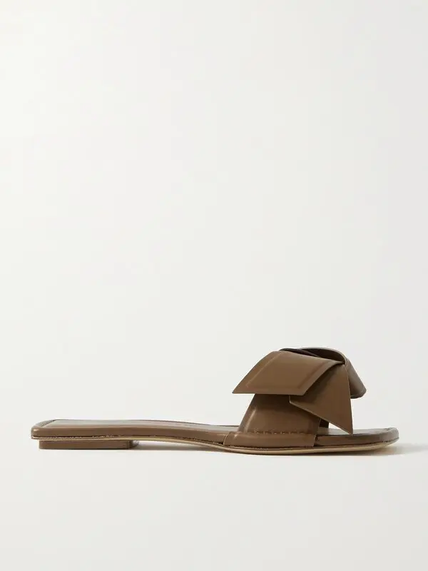 Acne Studios Net Sustain Leather Slides