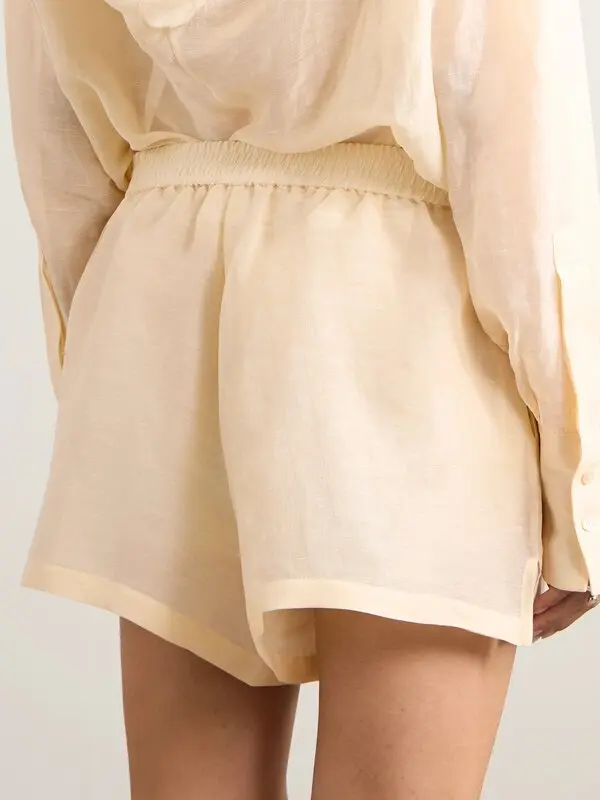 Givenchy And Linen-blend Shorts