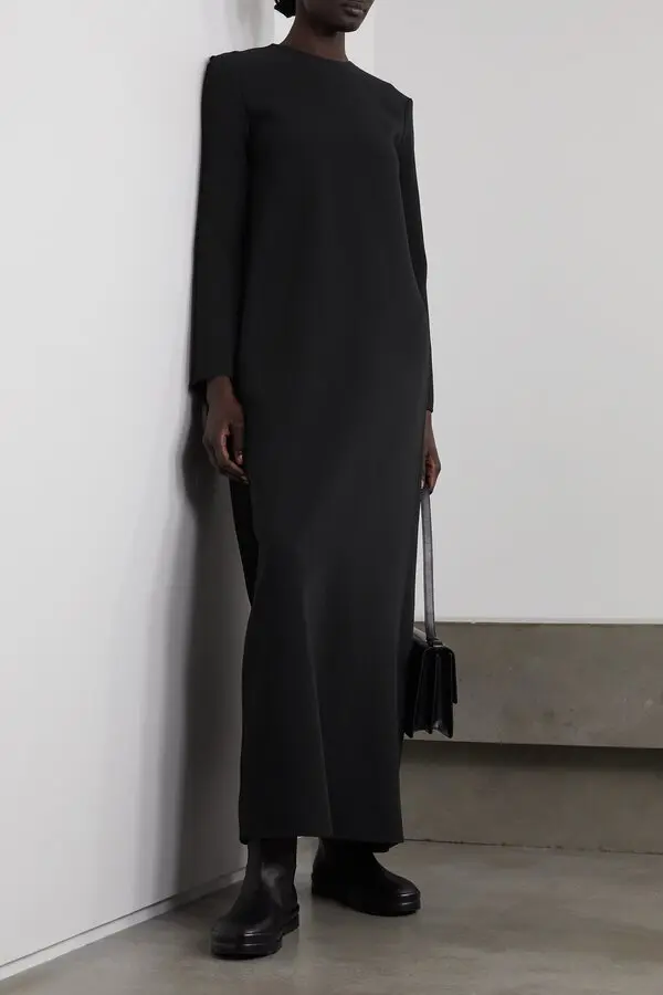 THE ROW Amara Crepe Maxi Dress