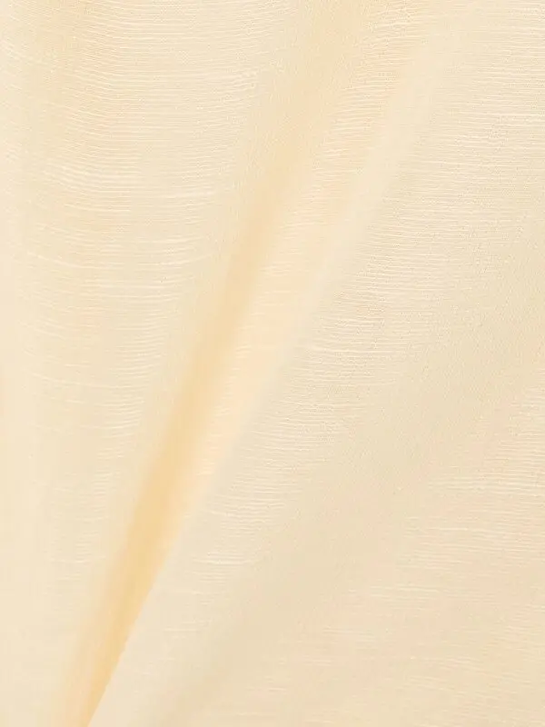 Givenchy Draped Open-back Silk And Linen-blend Shirt