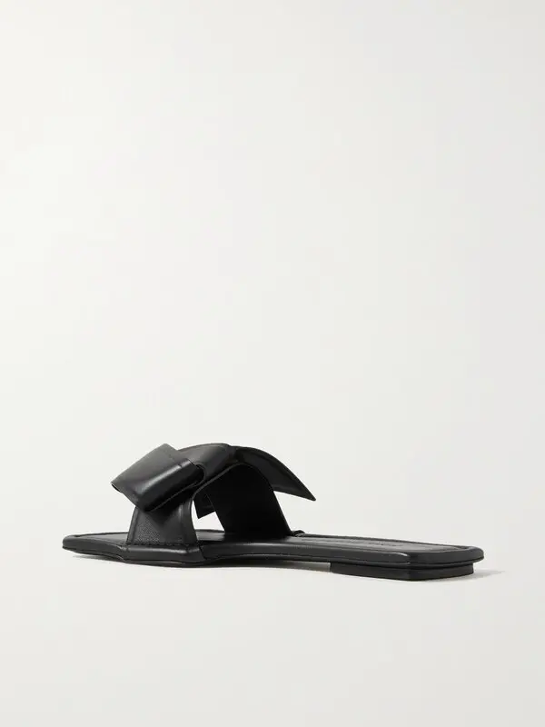 Acne Studios Net Sustain Leather Slides