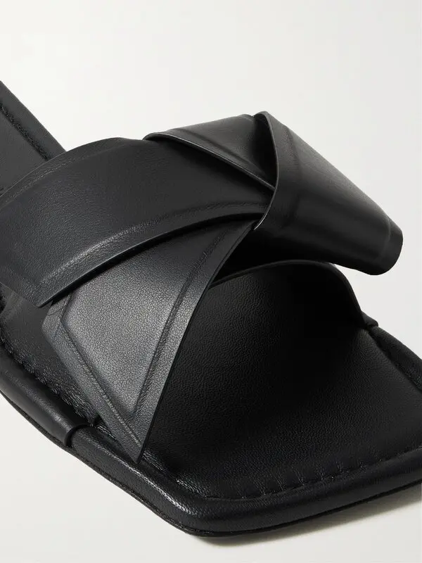 Acne Studios Net Sustain Leather Slides