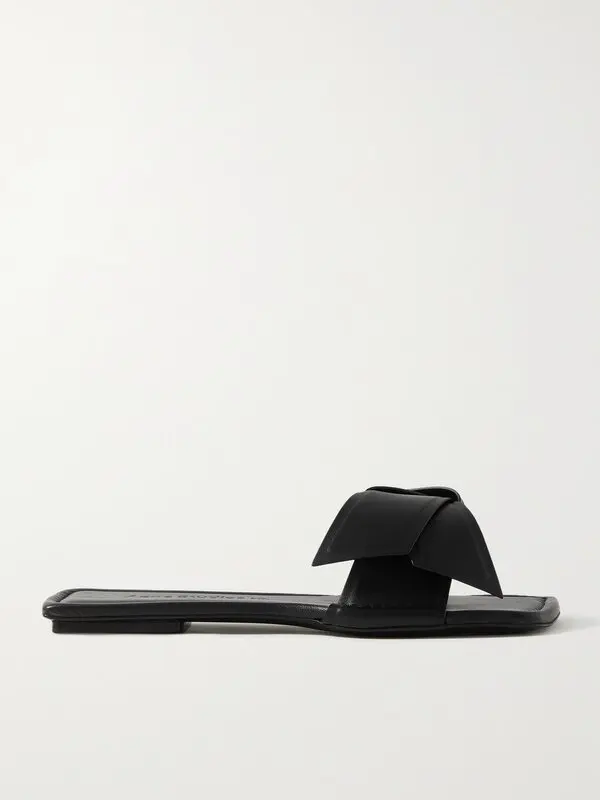 Acne Studios Net Sustain Leather Slides