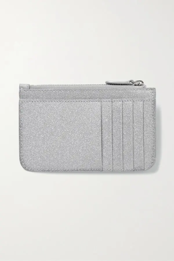 Balenciaga Cash Glittered Leather Wallet