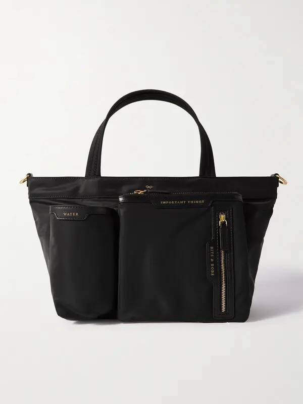 ANYA HINDMARCH Leather-trimmed Econyl® Tote Bag