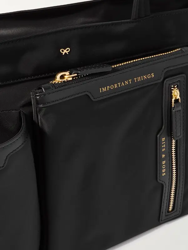 ANYA HINDMARCH Leather-trimmed Econyl® Tote Bag
