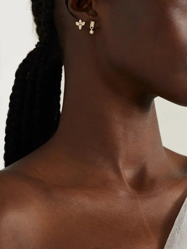 SYDNEY EVAN 14-karat Diamond Drop Earrings