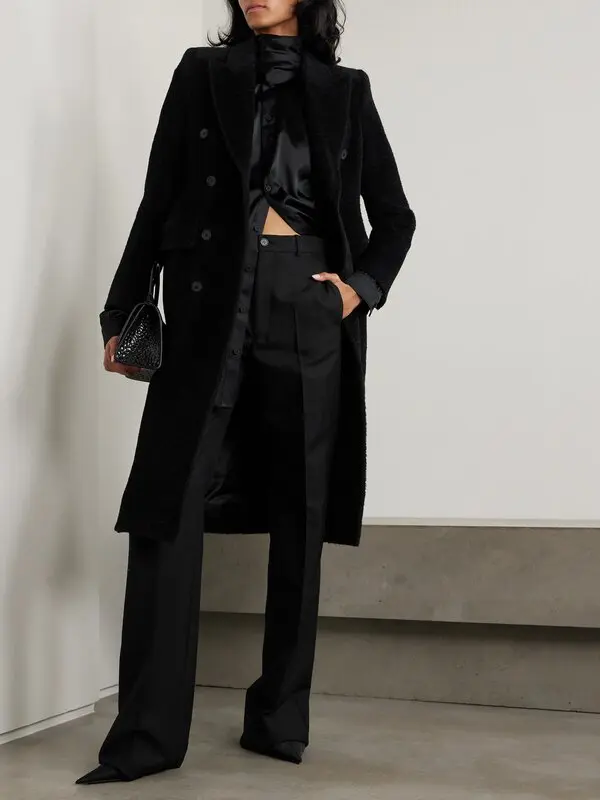Balenciaga Hourglass Double-breasted Coat