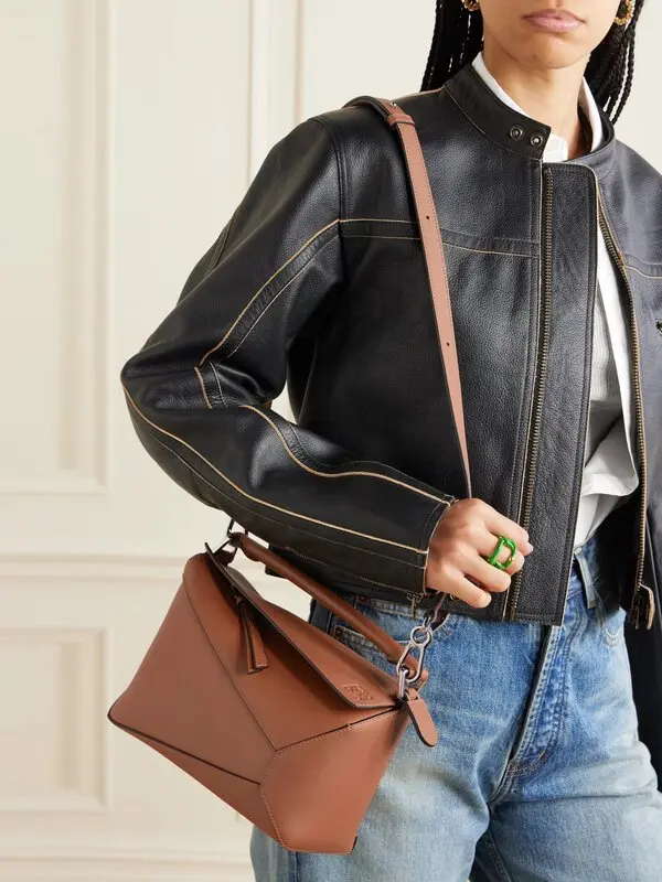 Loewe Puzzle Edge Small Shoulder Bag - Brown