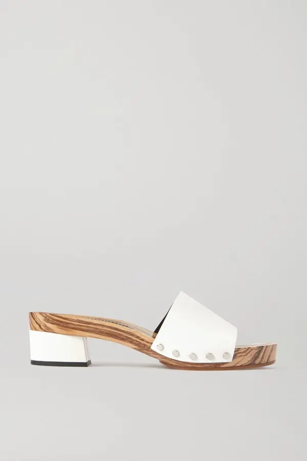 Proenza Schouler Leather Platform Mules