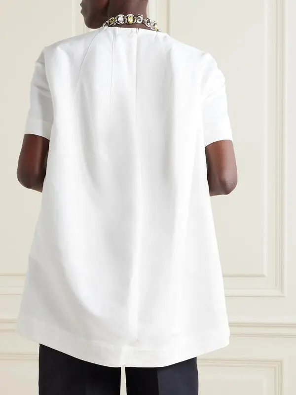 Marni Cocoon Cotton-cady Mini Dress
