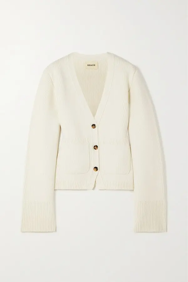 Khaite Scarlet Cashmere Cardigan - Off-white