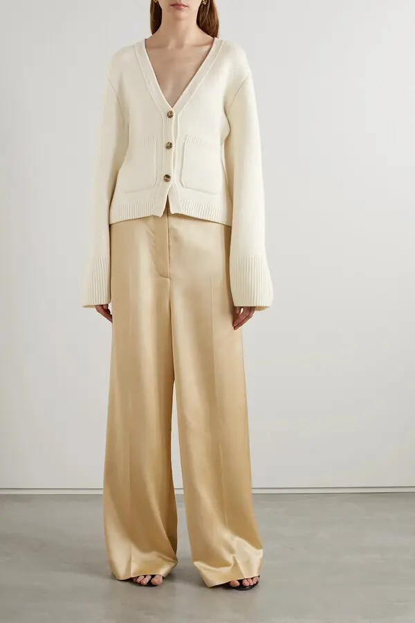 Khaite Scarlet Cashmere Cardigan - Off-white