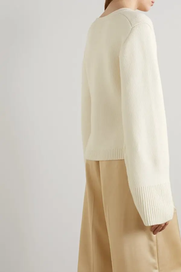 Khaite Scarlet Cashmere Cardigan - Off-white