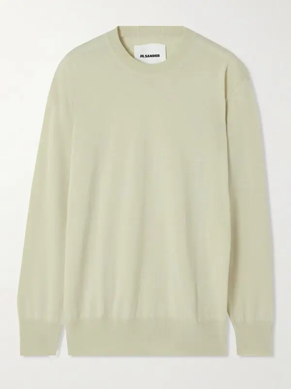 JIL SANDER Wool Sweater - Green