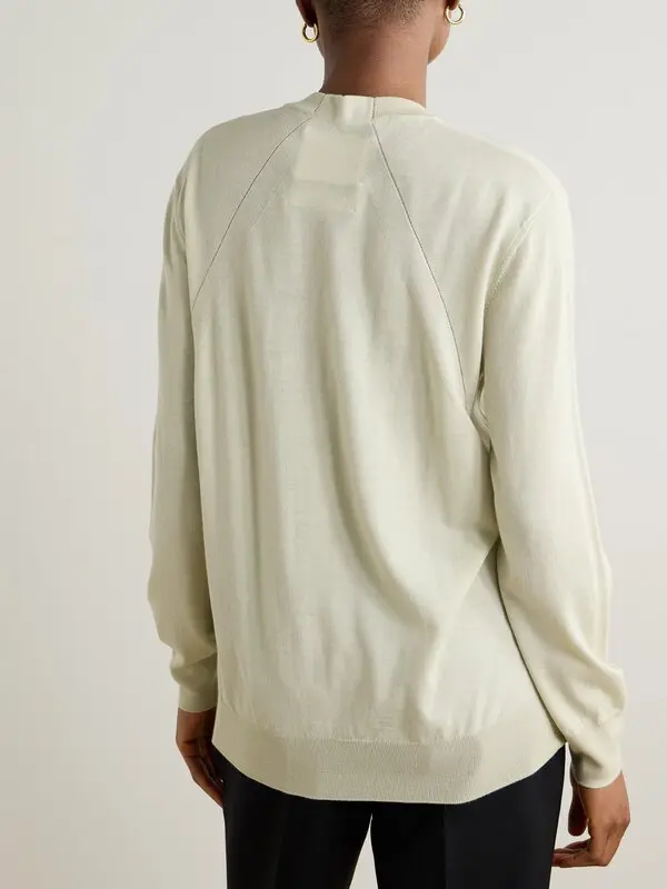 JIL SANDER Wool Sweater - Green