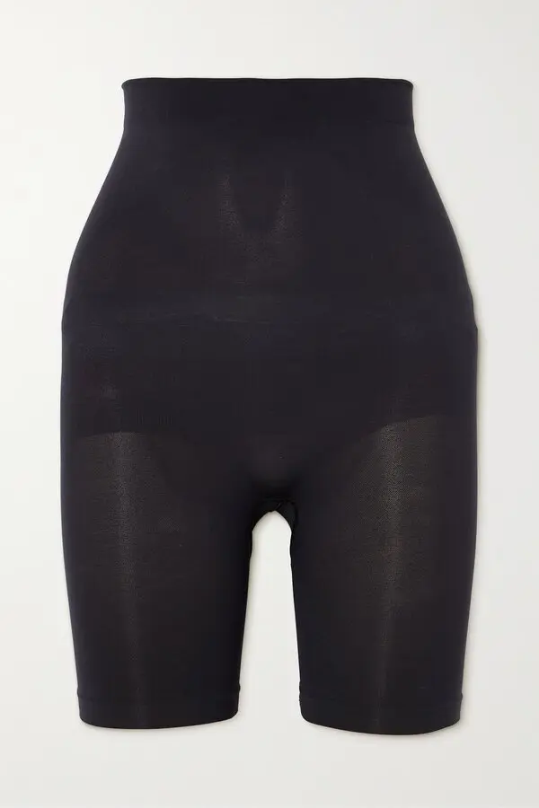 SKIMS Seamless Sculpt Mid Thigh Shorts - Black