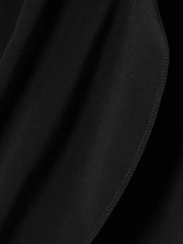 Stella McCartney Paneled Silk-crepe Shirt