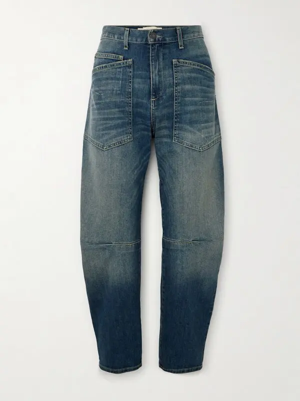 NILI LOTAN Shon Boyfriend Jeans - Blue