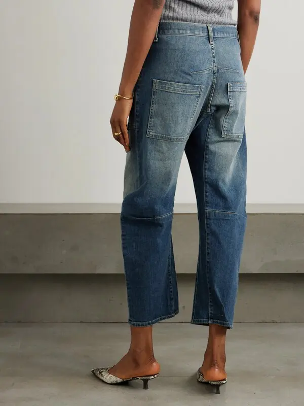 NILI LOTAN Shon Boyfriend Jeans - Blue