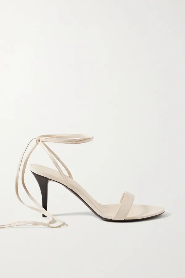 THE ROW Maud Lace-up Leather Sandals