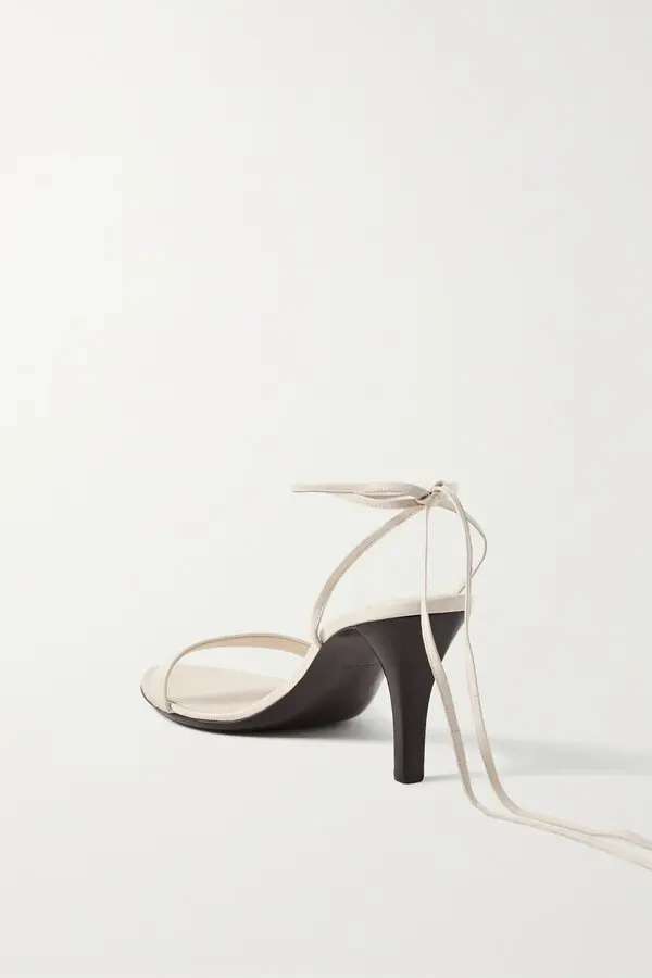 THE ROW Maud Lace-up Leather Sandals