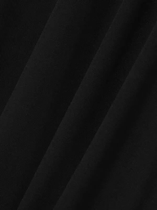 JIL SANDER Crepe Turtleneck Top