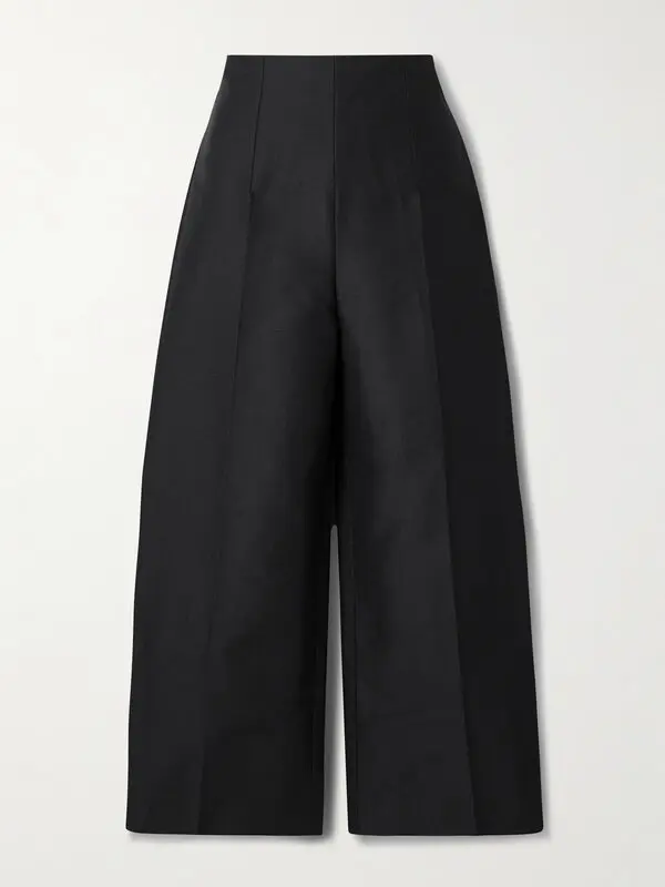 Marni Cropped Wide-leg Cotton Pants