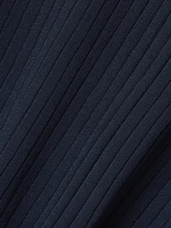Stella McCartney Ribbed-knit Midi Skirt