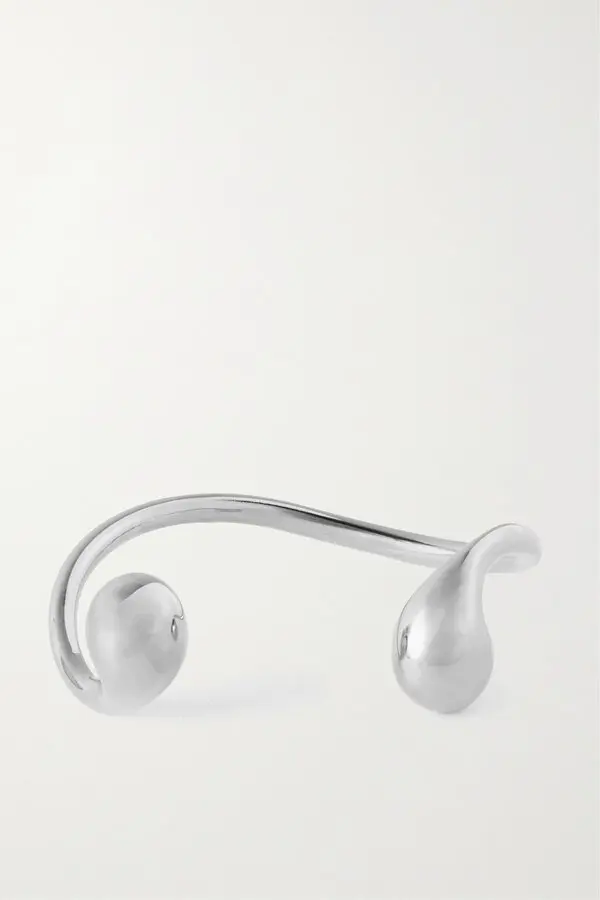Bottega Veneta Cuff - Silver
