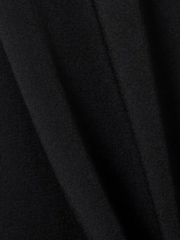 JIL SANDER Embellished Satin-crepe Shirt