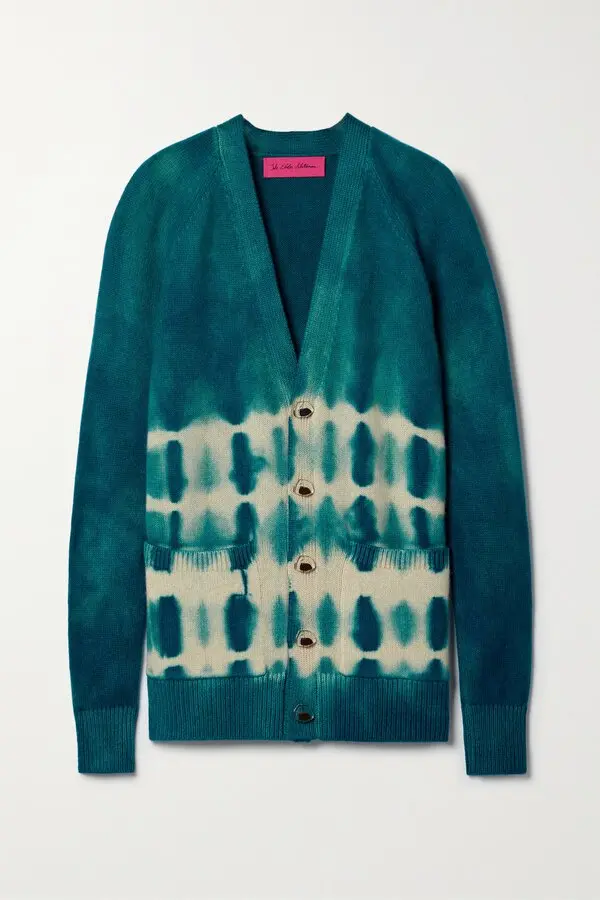 THE ELDER STATESMAN Vision Tie-dyed Cashmere Cardigan