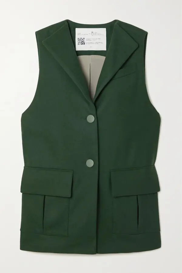 NET-A-PORTER FOR THE KING’S FOUNDATION Net Sustain Wool-felt Vest