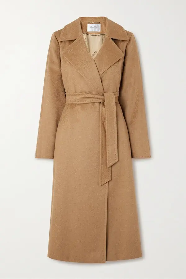 Max Mara Manuela Icon Camel Hair Coat - Brown
