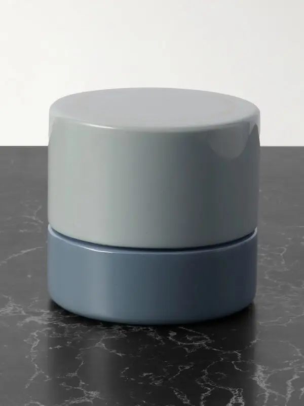 TROVE Sidekick Lacquered Wood Jewelry Box - Blue