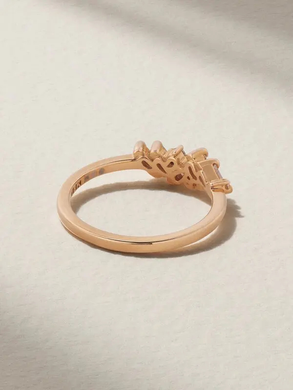 SUZANNE KALAN 18-karat Rose Diamond Ring