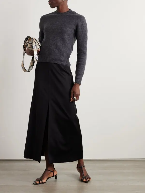JIL SANDER Brushed-wool Sweater - Gray