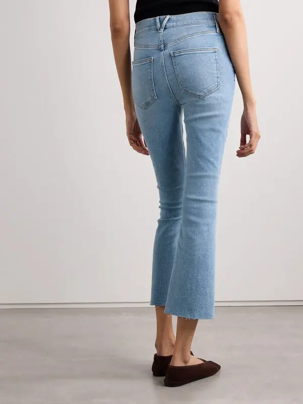 Veronica Beard Carolina Cropped Flare Jeans