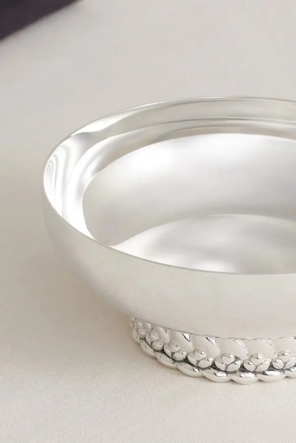Christofle Babylone Large -plated Bowl