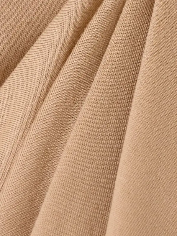 JIL SANDER Wool Turtleneck Sweater - Brown